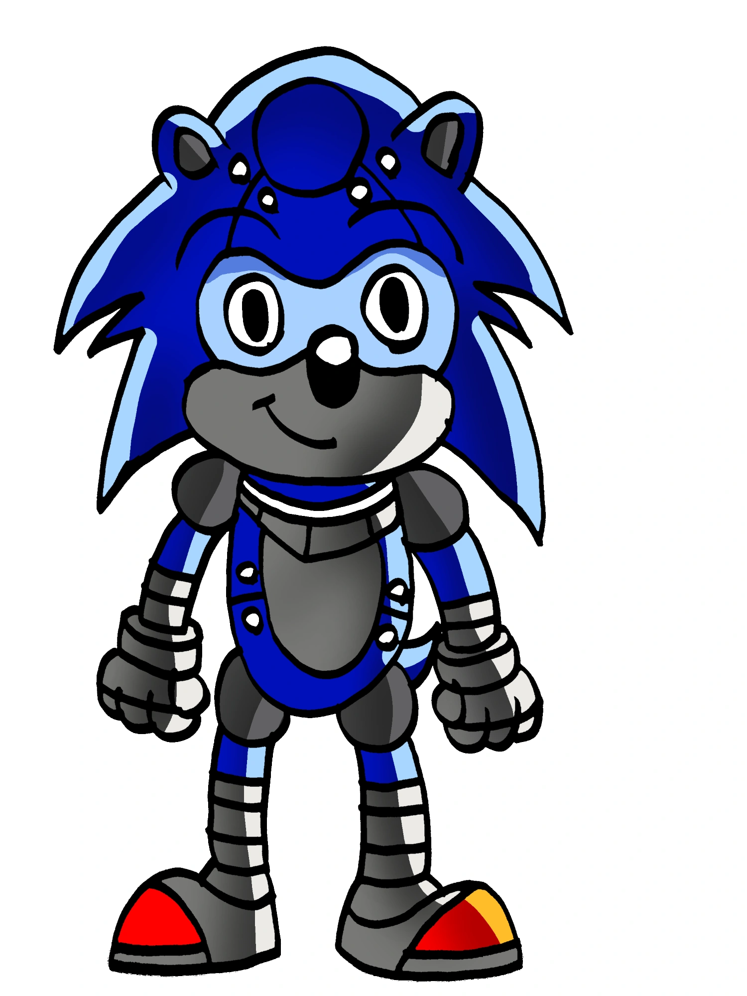 My drawing of Cyborg Sonic | Fandom