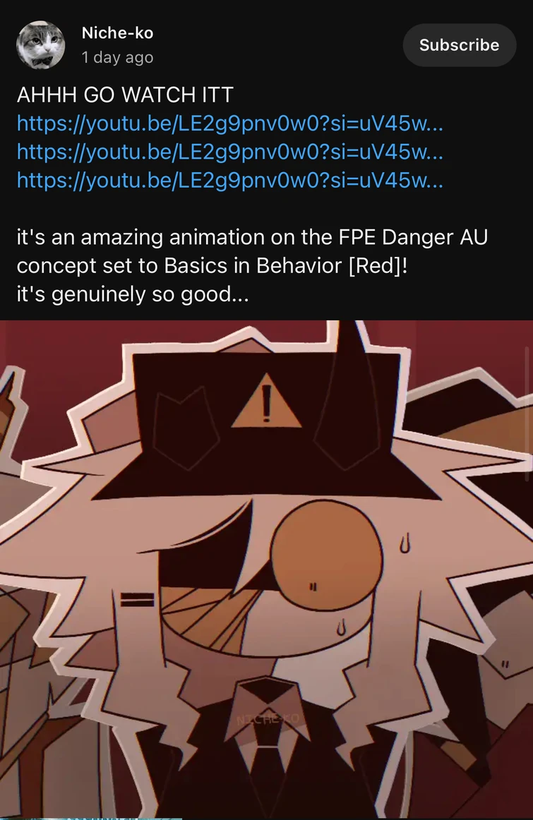 She mentioned the danger au video🗣️🗣️🗣️🗣️ the creators of the danger au ...