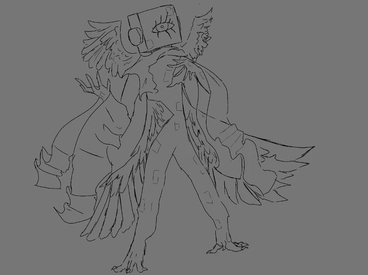 My friend asked me to do ts to my harken sketch (add red Crocs) | Fandom