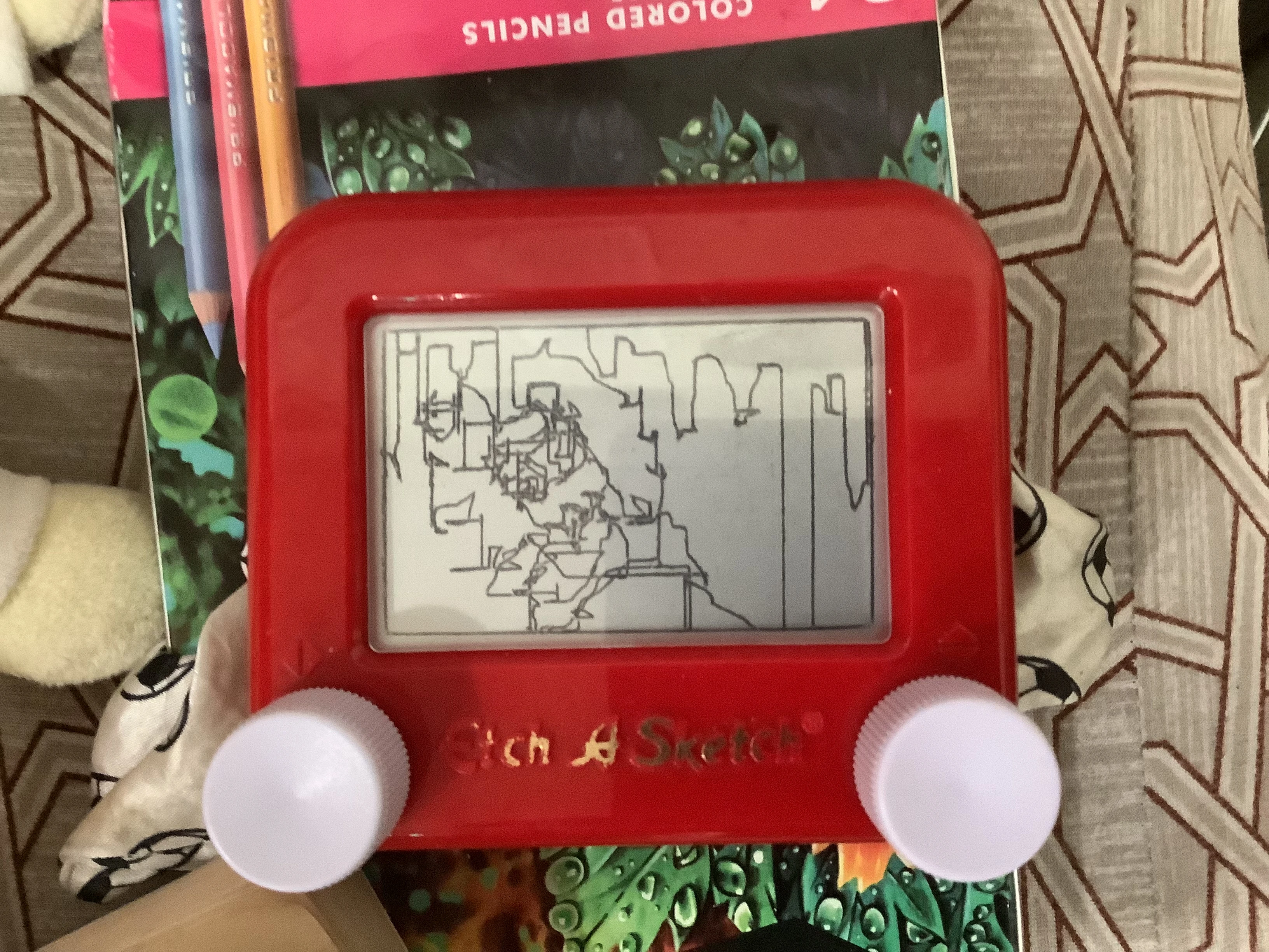 Confessions of a Rotten Girl except on an Etch-A-Sketch so it kinda ...
