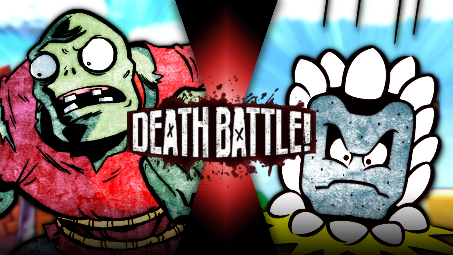 "Earthquake" | Gargantuar vs Thwomp (Plants Vs. Zombies vs Super Mario ...
