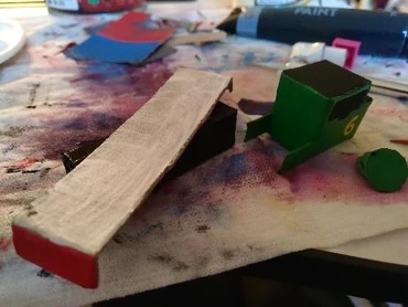 Do you think my cardboard model of Percy's running board too long? | Fandom