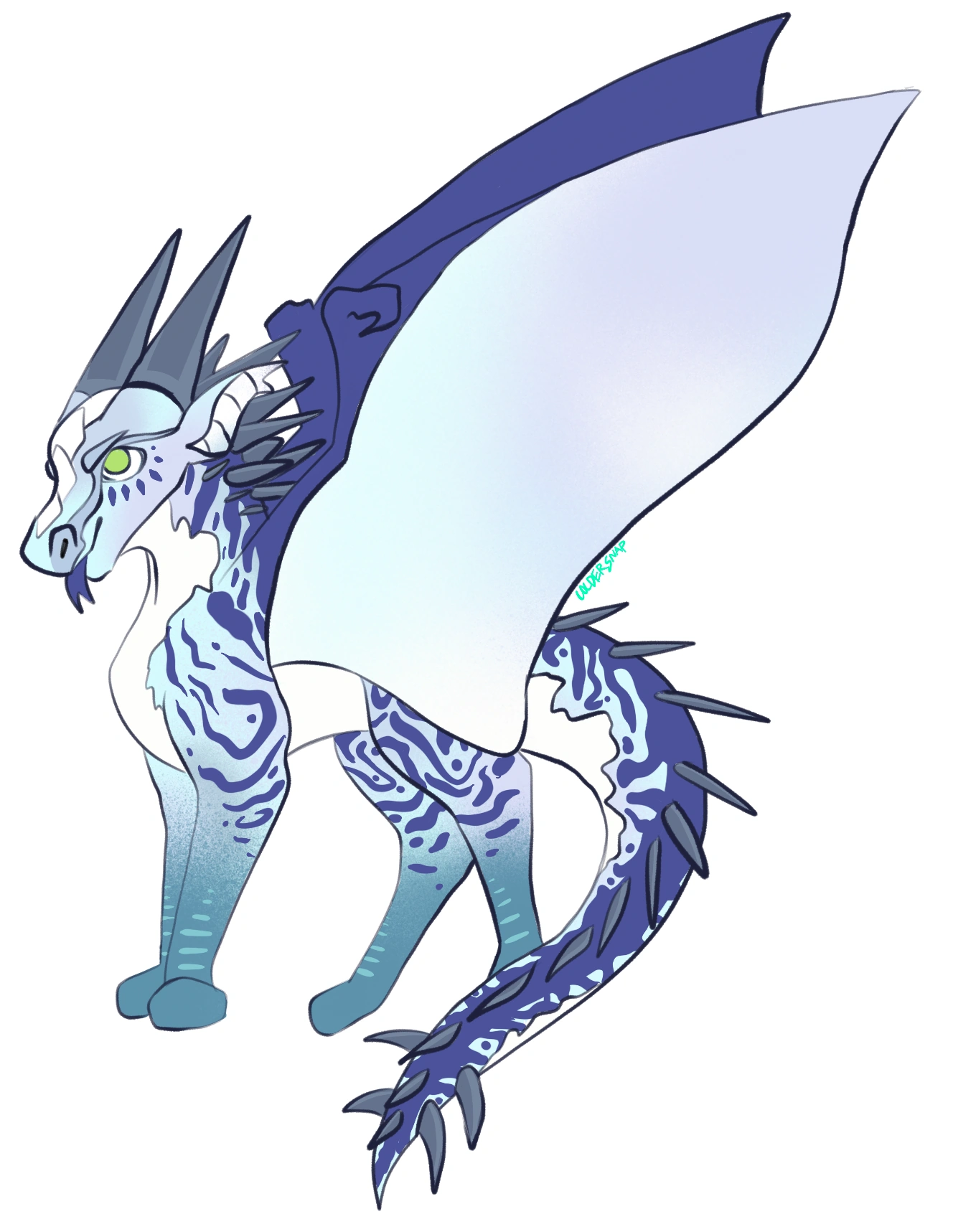 I finished my ice wing oc, and now need a name for them! | Fandom