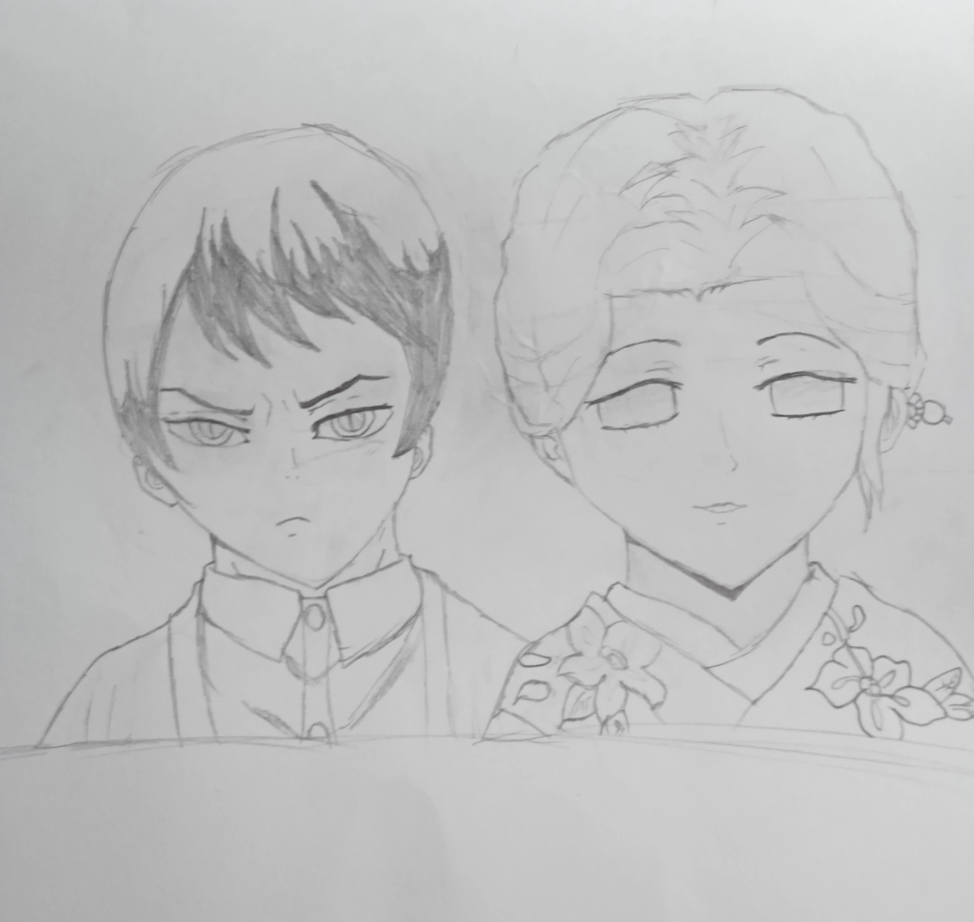 *Updated* Tamayo and Yushiro drawing!! | Fandom