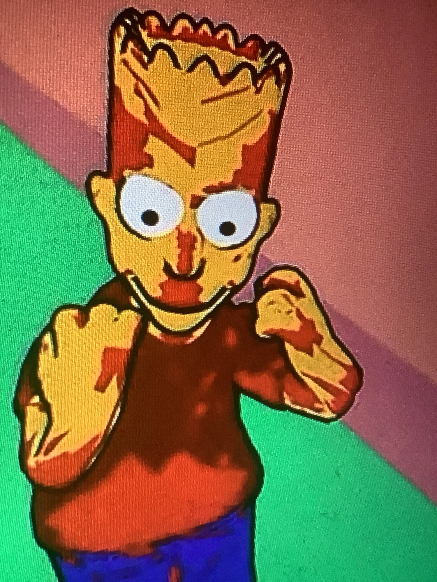 Bart Simpson covered in blood | Fandom