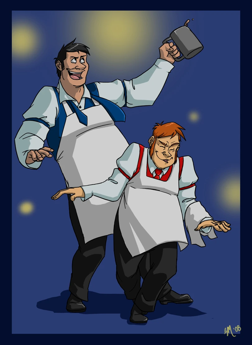 Baloo and Louie as humans | Fandom