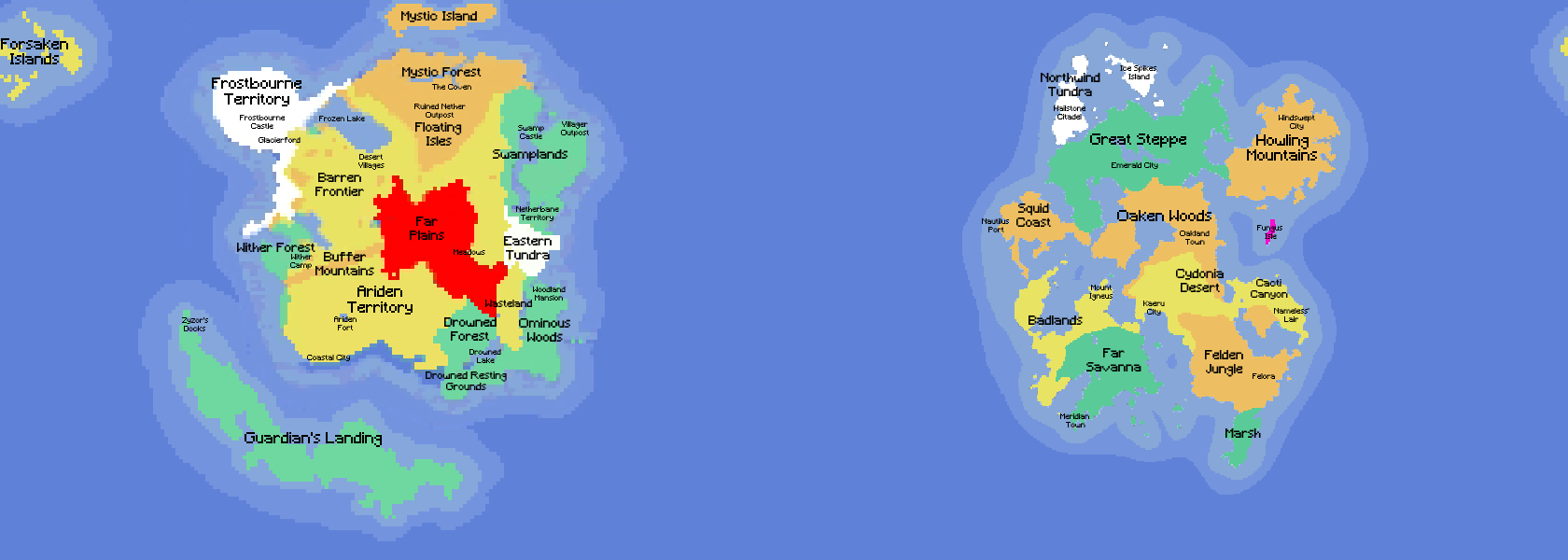 Fractured World AU Full Overworld Map | Fandom