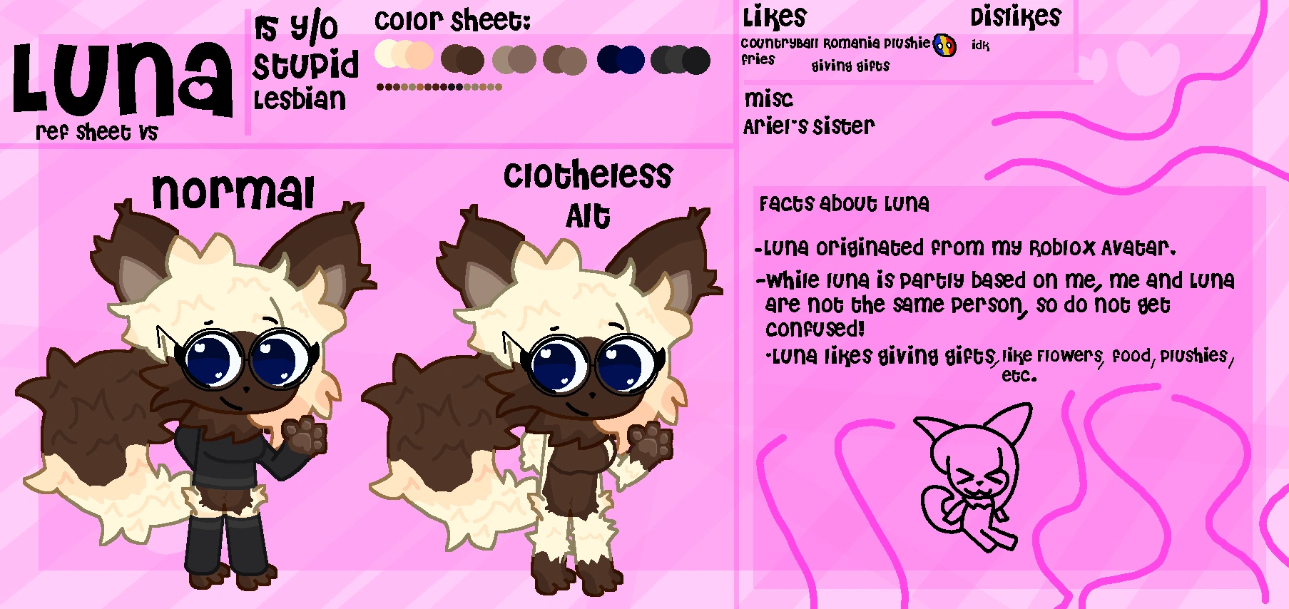 125 - New Luna reference sheet!!!!!!!!!!!!!!!!! 🐱 | Fandom