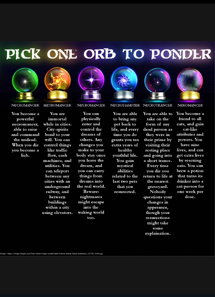 Happy New Year To Everyone And which orb do you choose? | Fandom