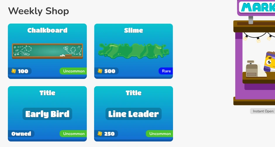 Did anyone make a page about weekly shop? | Fandom