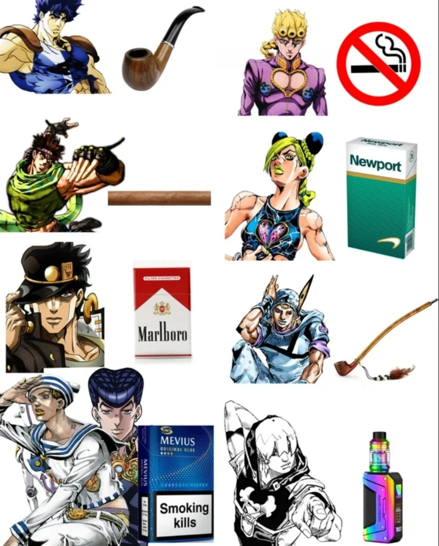 context: Jodio giving gifts to Joestars. Giorno is a little bit pissed ...