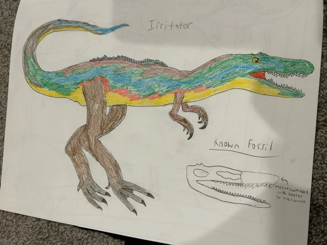 Irritator Sketch Evolution | Fandom