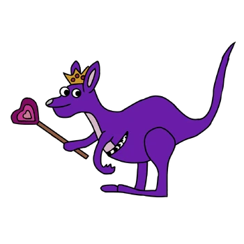 What do you guys think would be a good name for the purple kangaroo ...