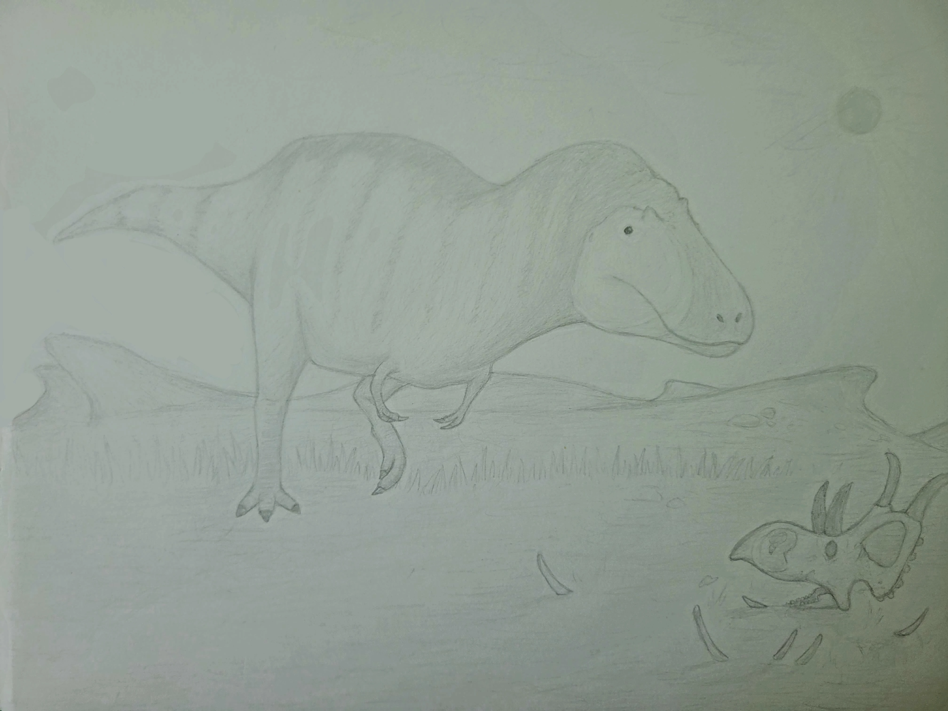 Lythronax sketch [FINISHED] | Fandom