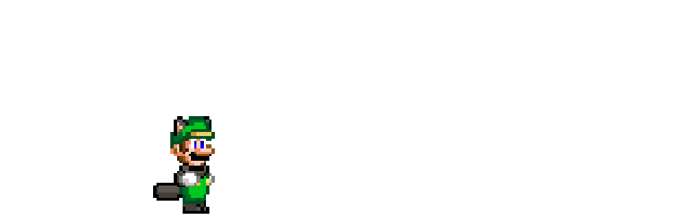 luigi ardilla en 16 bits gif | Fandom