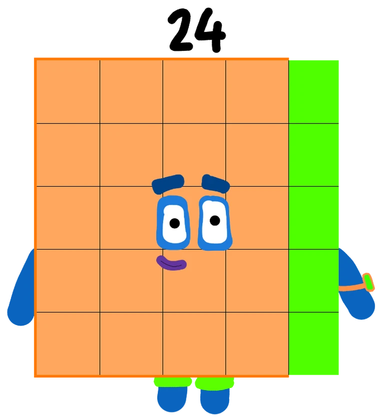 Twenty-Four is almost a square as a 4.8×5 rectangle | Fandom
