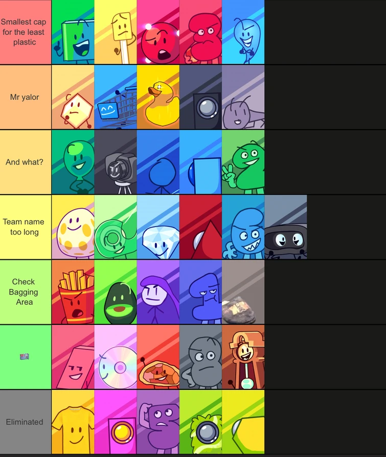 BFDI Reshuffle 6 | Fandom