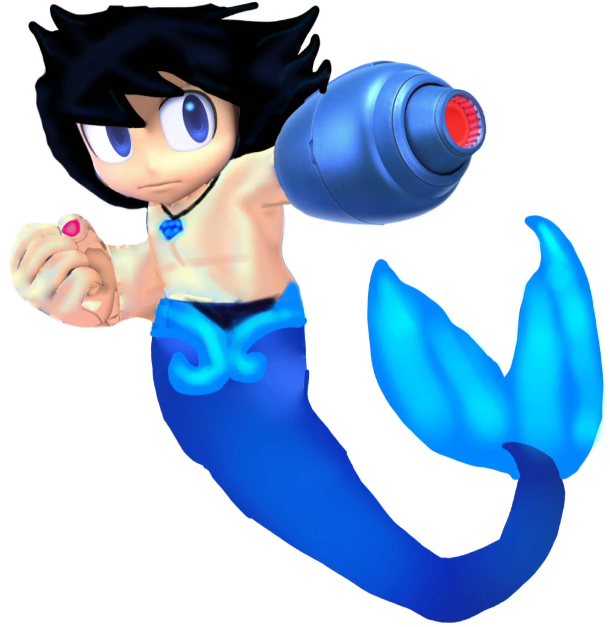 Merboy Megaman render | Fandom