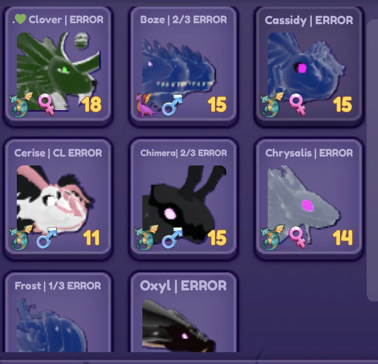 current error collection | Fandom