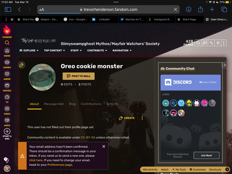 My friend joined the wiki | Fandom