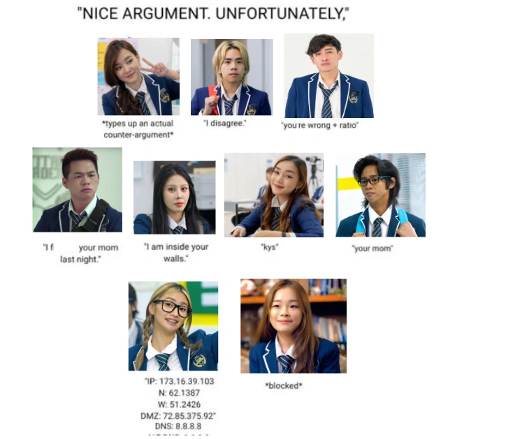 Nice argument, unfortunately... | Fandom