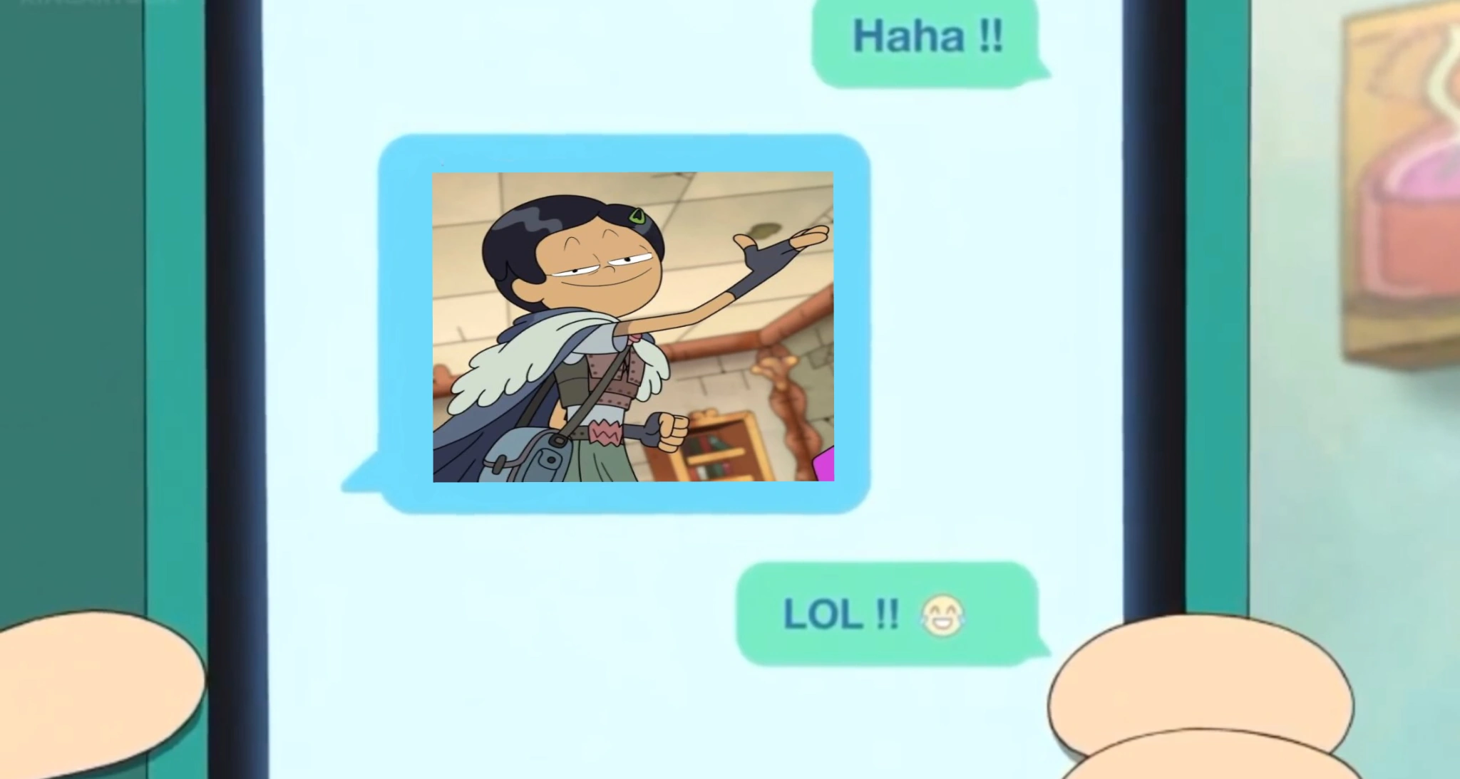 Marcy sending a meme about her | Fandom