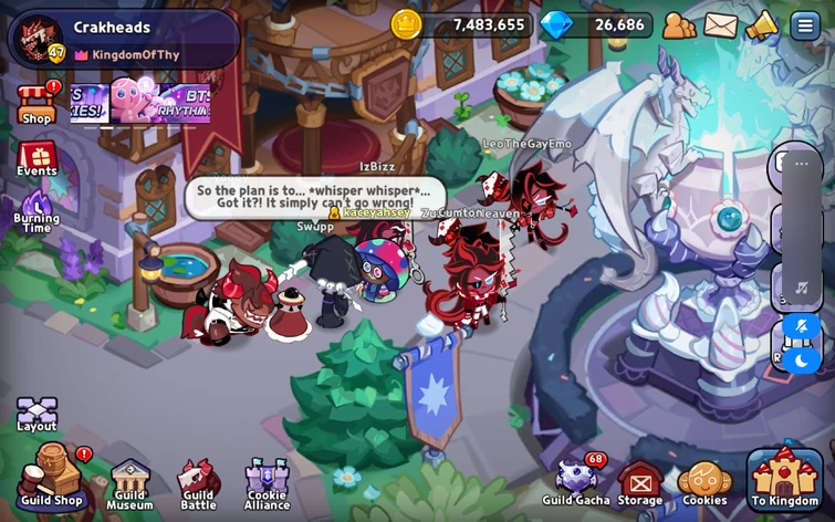 we got the whole b.a.d.4 here in the guild (+ 4 red velvets) | Fandom