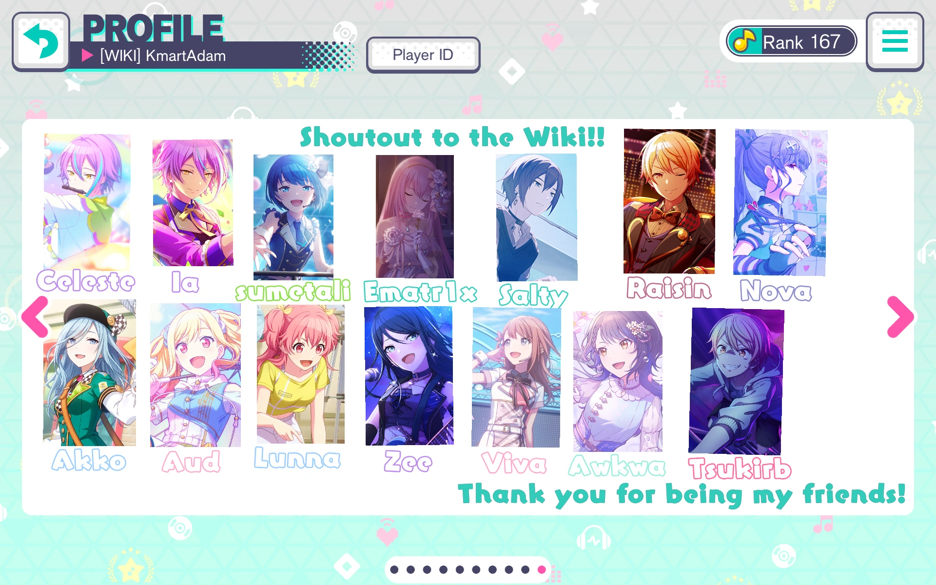 appreciation profile! | Fandom
