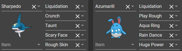 my water monotype team for sword | Fandom