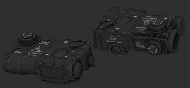 1P87 optic, 1P90 magnifier, Perst-4 laser aiming module and the ...