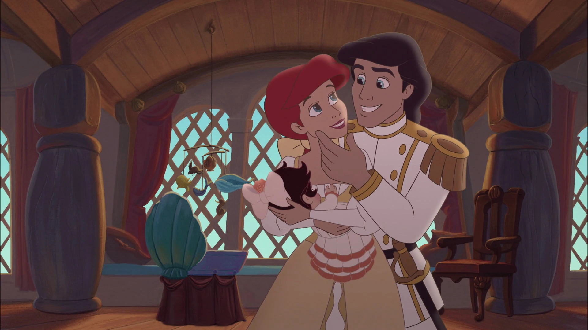 Ariel And Melody Hug