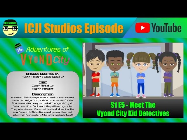Meet The Kid Detectives | The Adventures of Vyond City (S1 E5) | [CJ ...