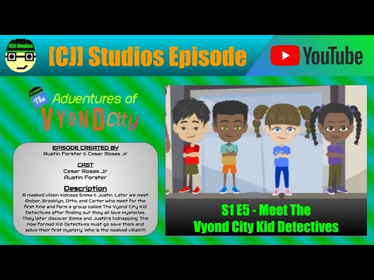 Meet The Kid Detectives | The Adventures of Vyond City (S1 E5) | [CJ ...
