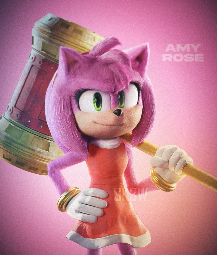 Found this picture of the movie Amy Rose. This is just fan made, it's ...