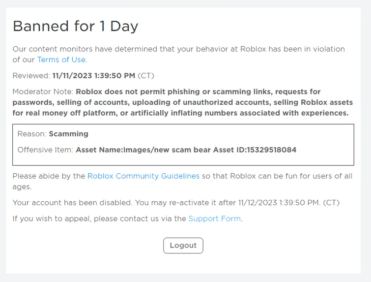 I got banned from rawblocks 😔 | Fandom