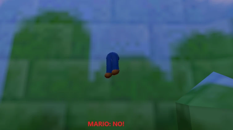 Mario Gets His Head Stuck In The Wall | Fandom