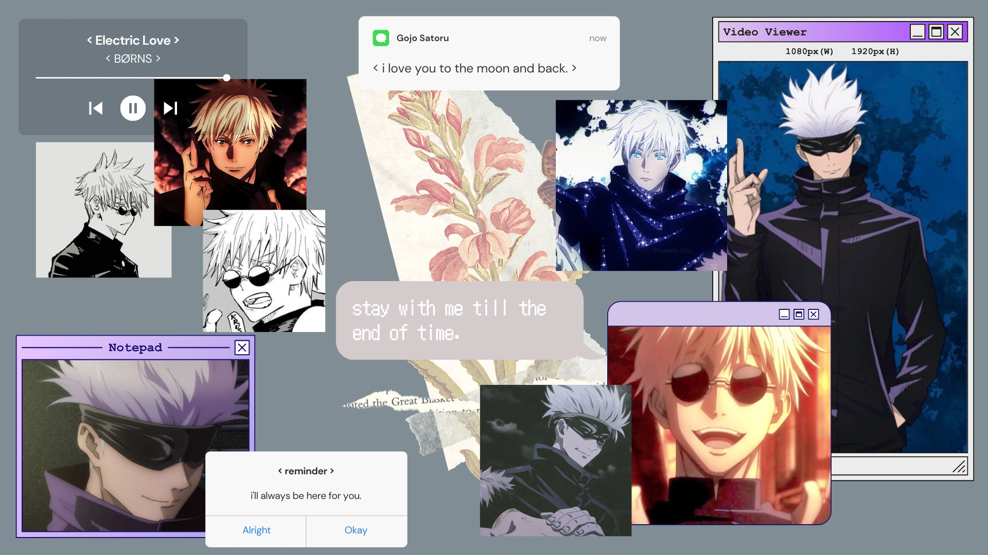 bad gojo wallpaper i made | Fandom