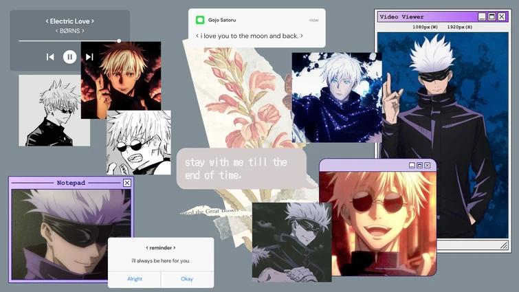 bad gojo wallpaper i made | Fandom