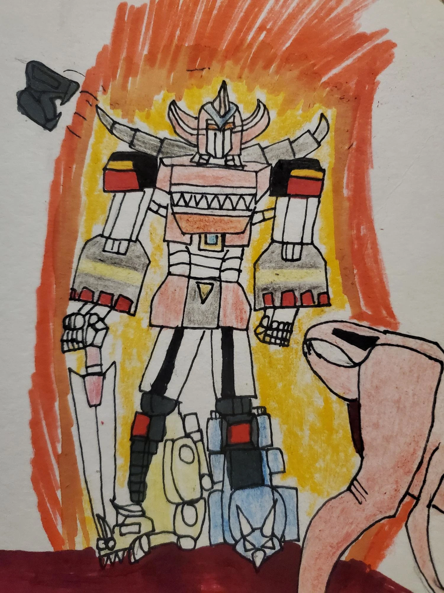 Power rangers Megazord in the Monsterverse concept art, Complete ...