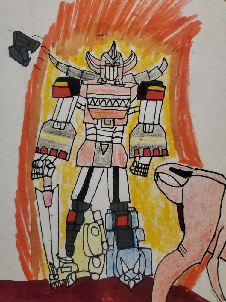 Power rangers Megazord in the Monsterverse concept art, Complete ...