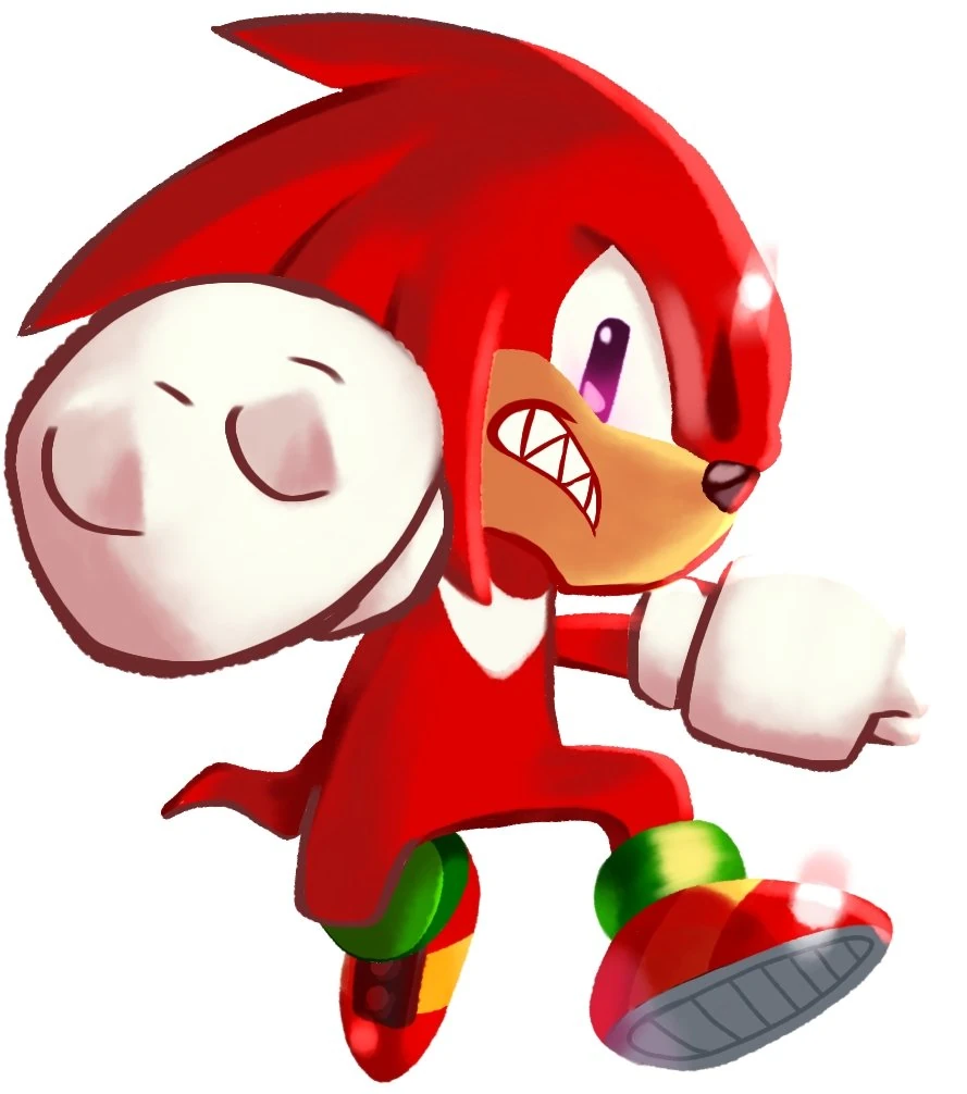 A really cool Knuckles Cookie concept I found on twitter (NOT MINE ...
