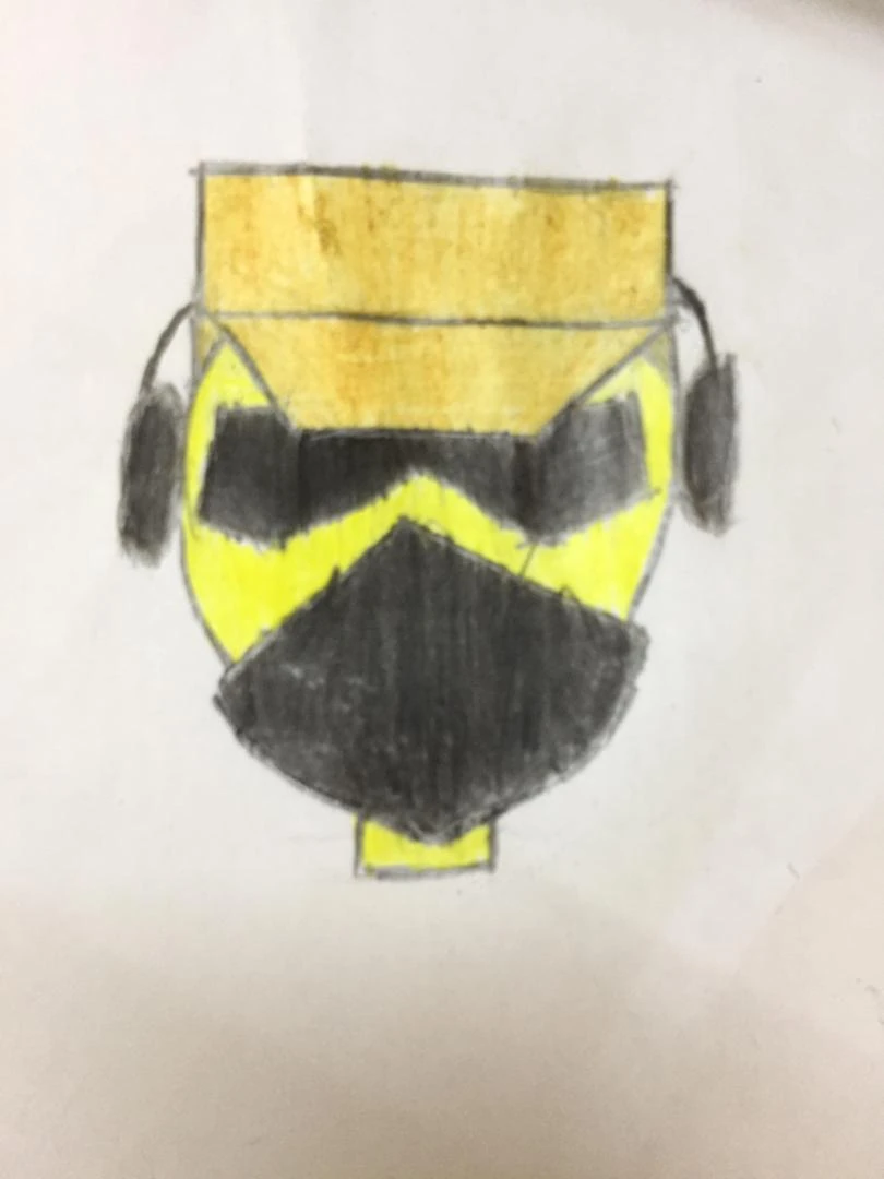 I had nothing to do so i draw a head of a max lv scout | Fandom