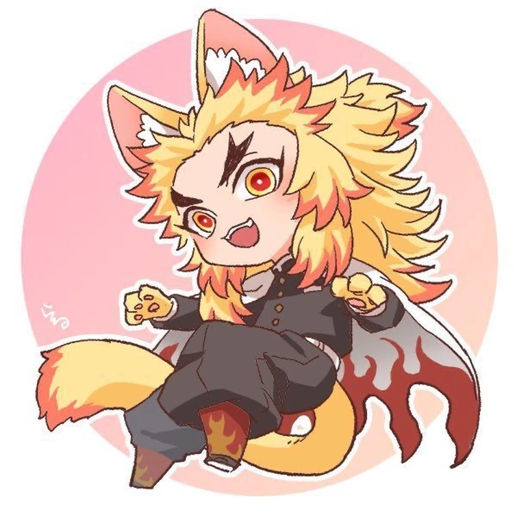 Some Fox/Cat Rengoku images | Fandom