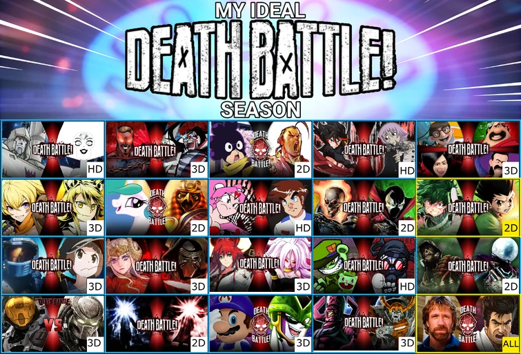 My fan made Death Battle Season | Fandom