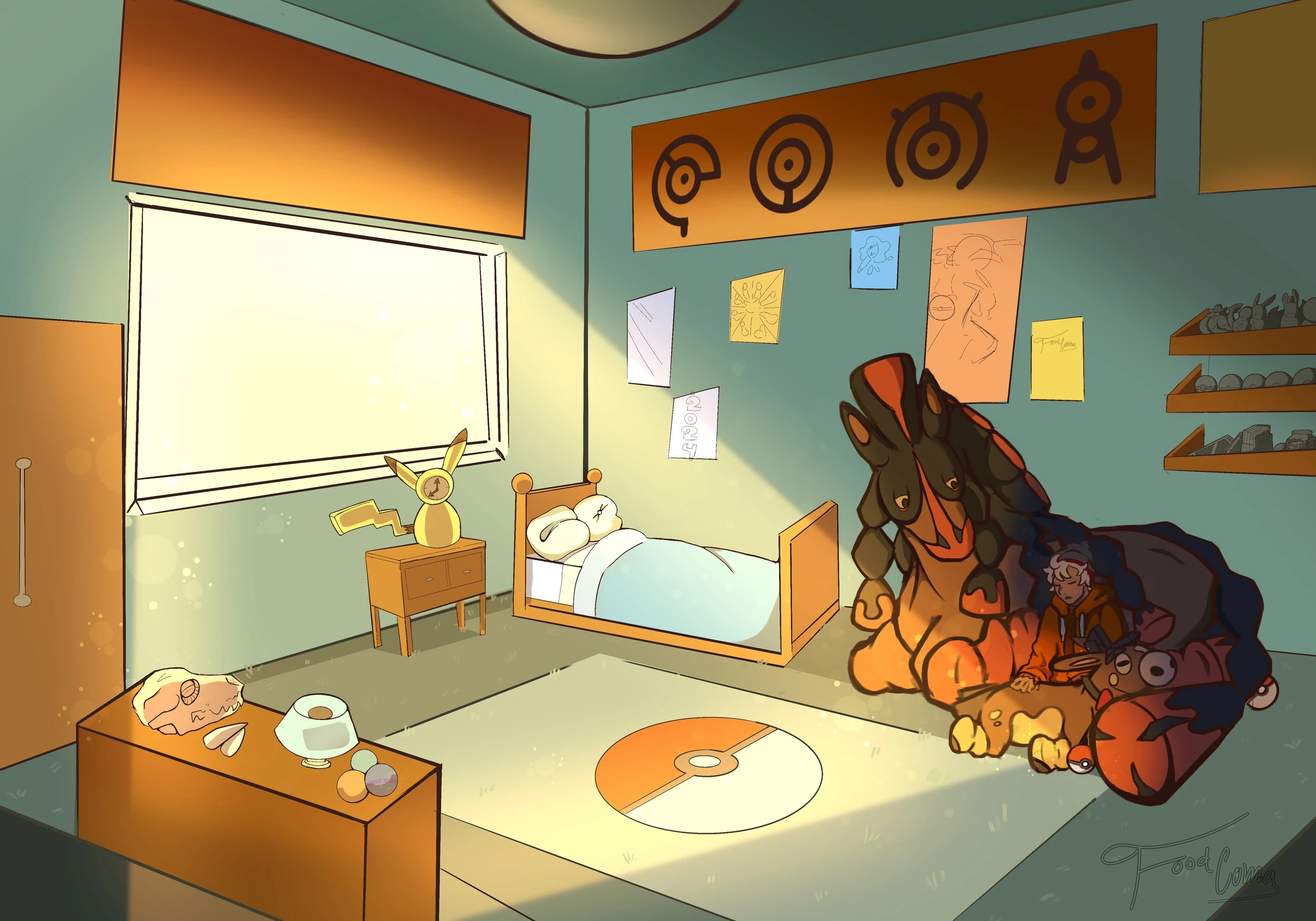 Pokémon Bedroom art! | Fandom