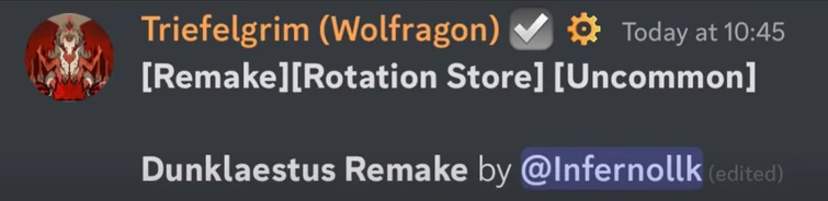 dunklaestus is gonna be in rotation | Fandom