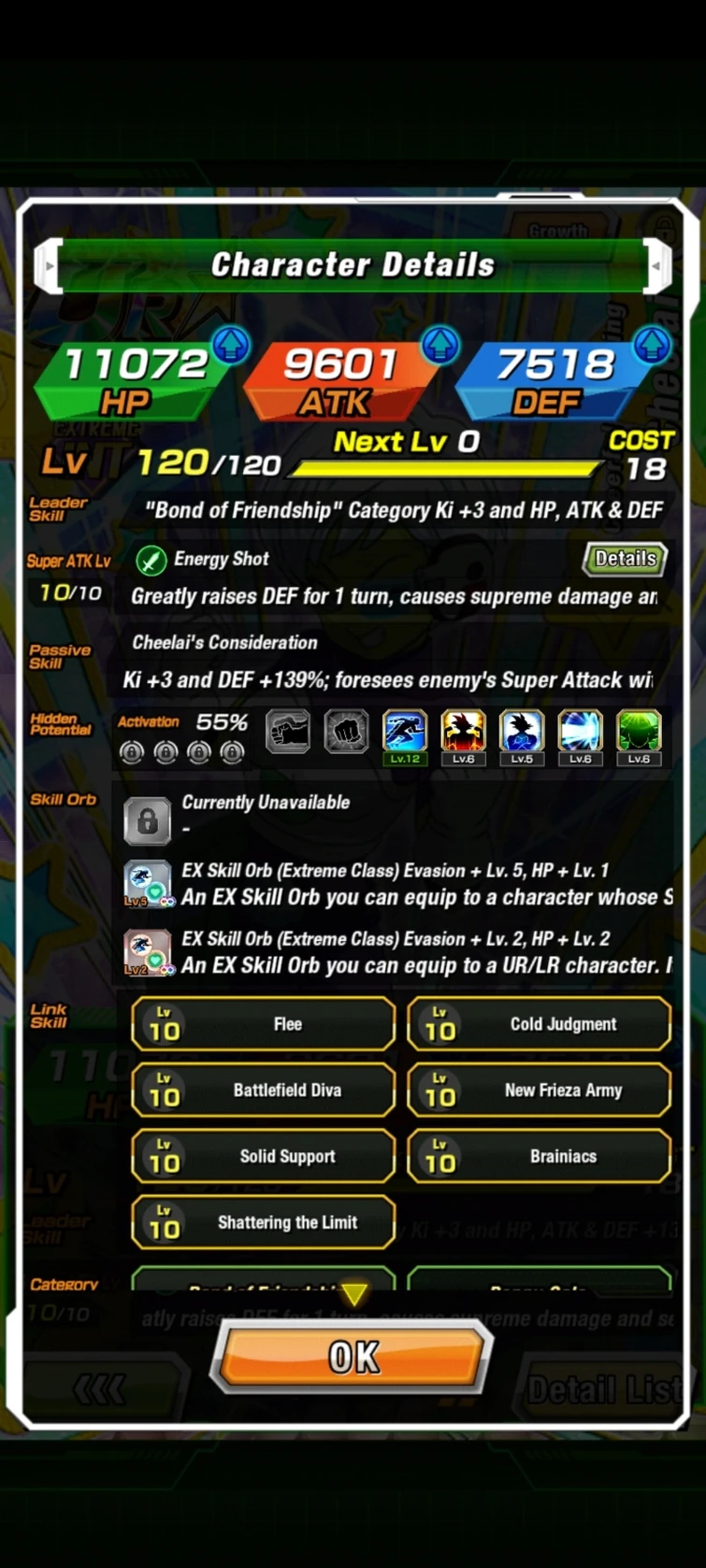 Just realised my Chellai (Full Lv 10 Links) has a perfect build. | Fandom
