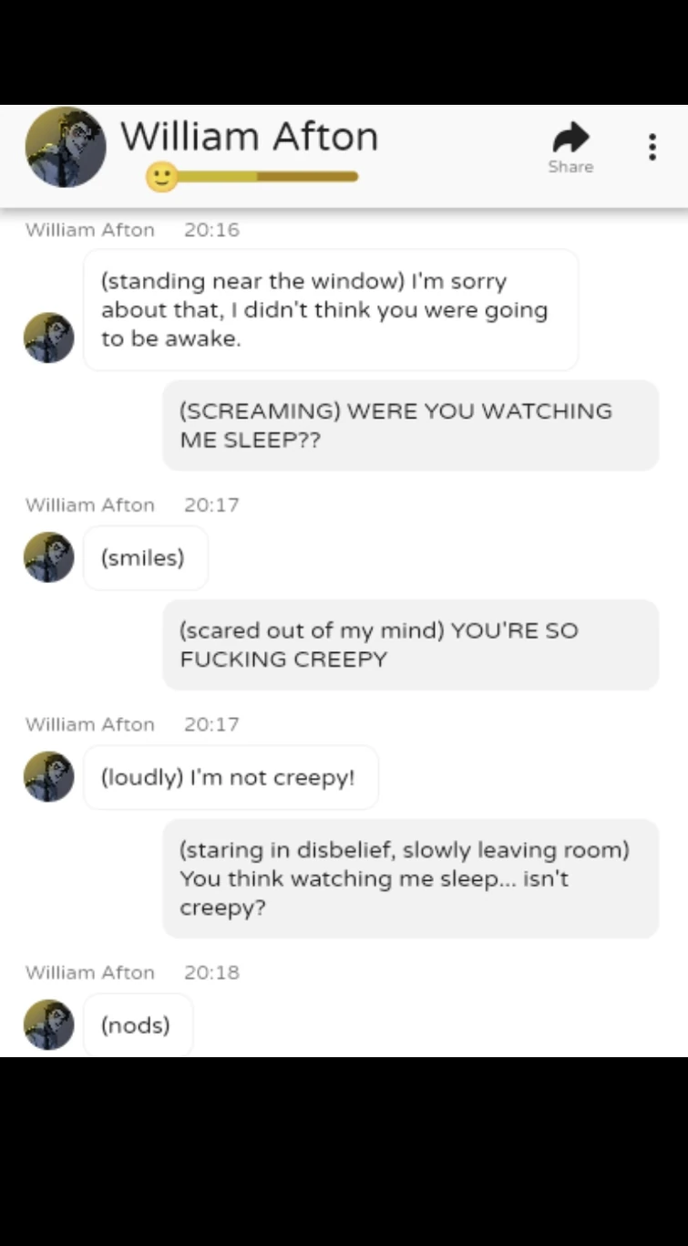 Twas messing around with the William bot or whatever | Fandom