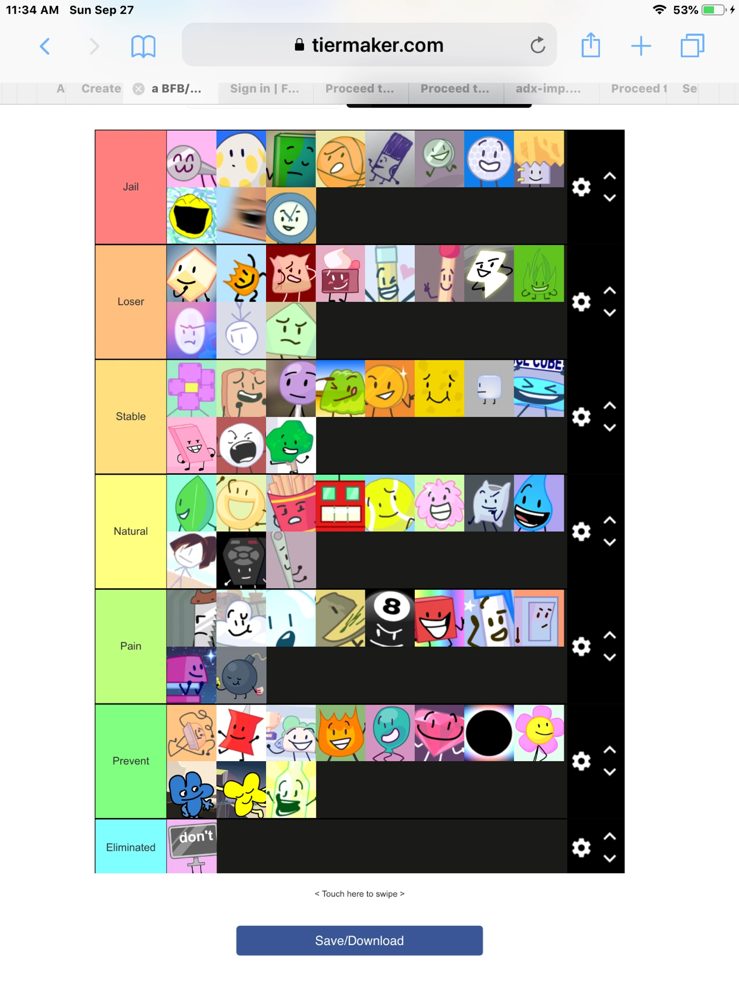 BFB viewer voting 2 | Fandom