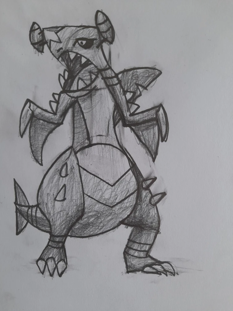 My sketch of Garchomp | Fandom